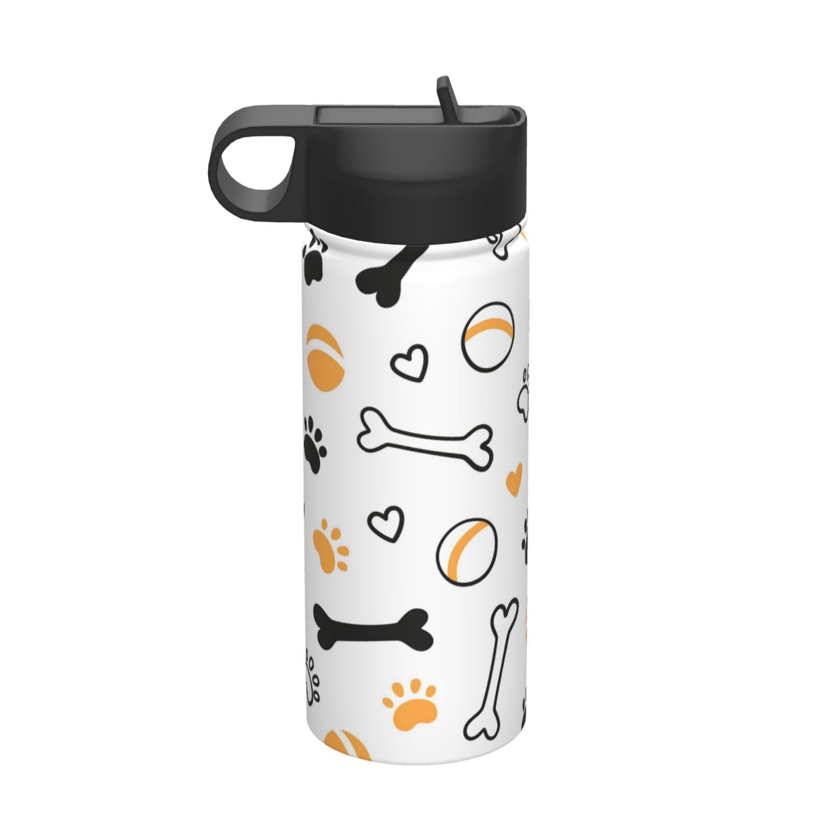 18oz Sports Insulated Kettle Space Pot Leak-Proof Pot Straw Cup Lid ...