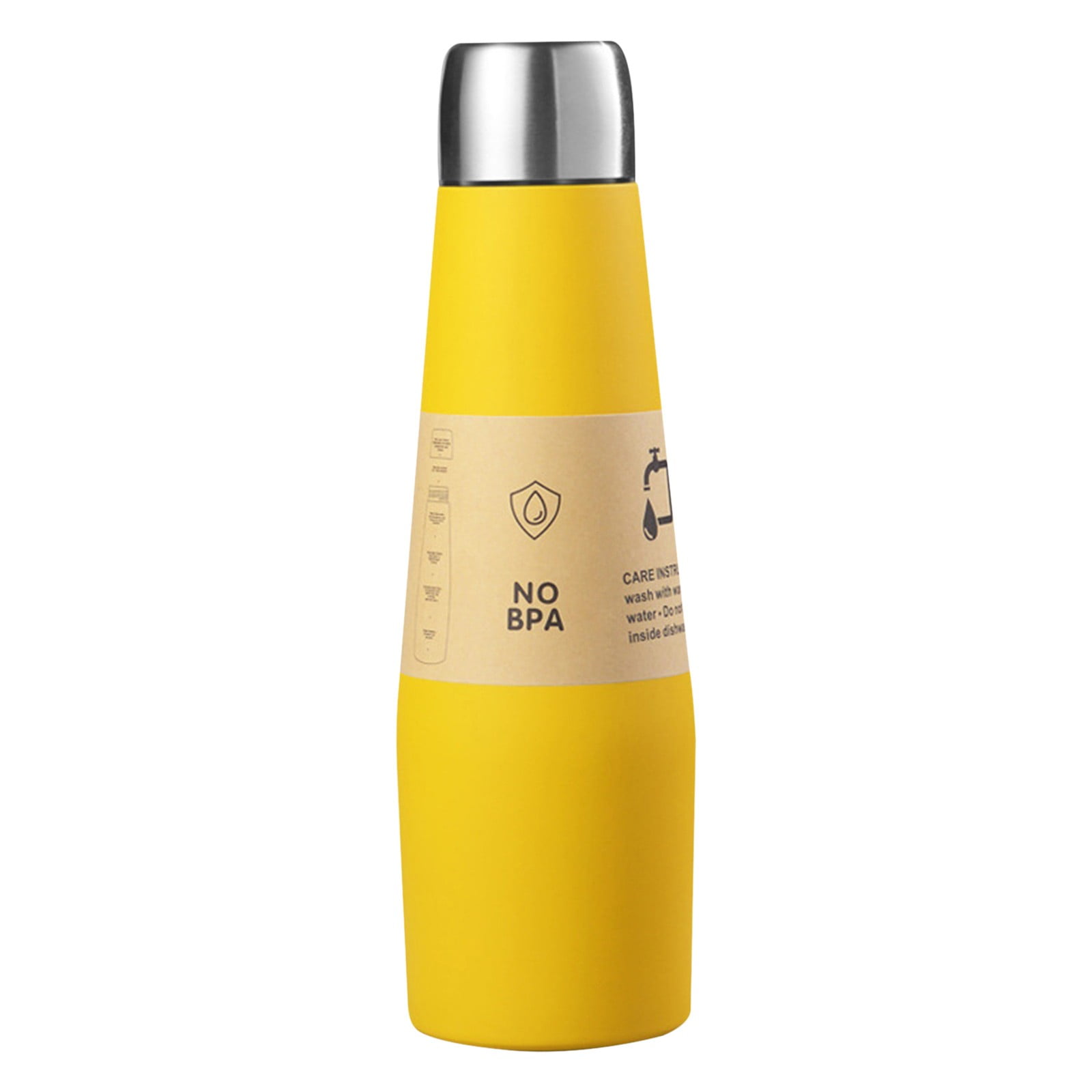 18oz Stainless Steel Vacuum Bottle - Double Wall Insulated Sports ...