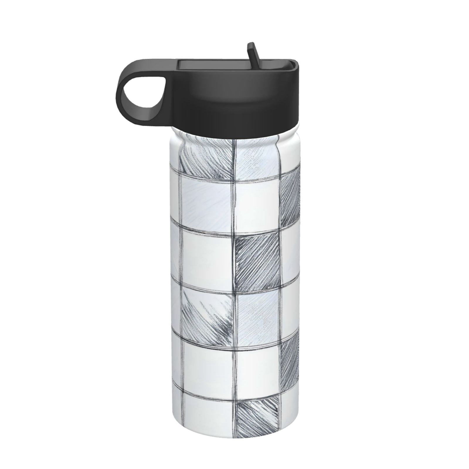 18oz Thermal Space Pot With Straw Stainless Steel Thermos Cup Double ...