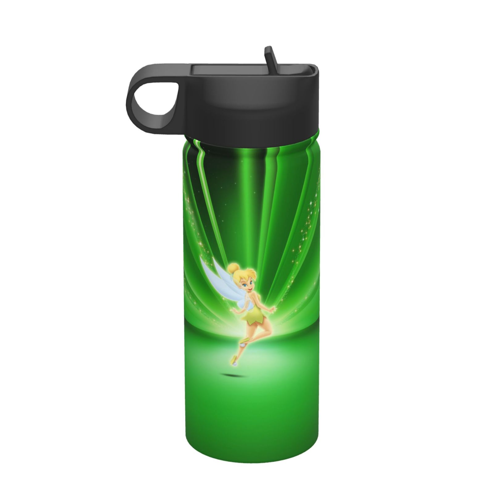 18oz Tinker Bell Kids Straw Tumbler, Stainless Steel Vacuum Insulated ...