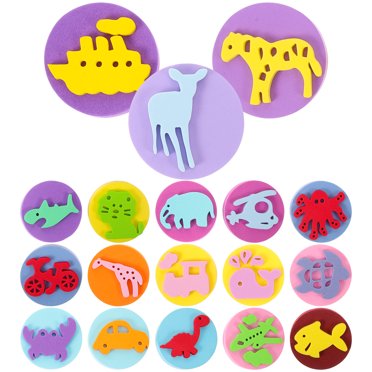 Zoo Animal Stamps (2Dz) - Stationery - 24 Pieces - Walmart.com