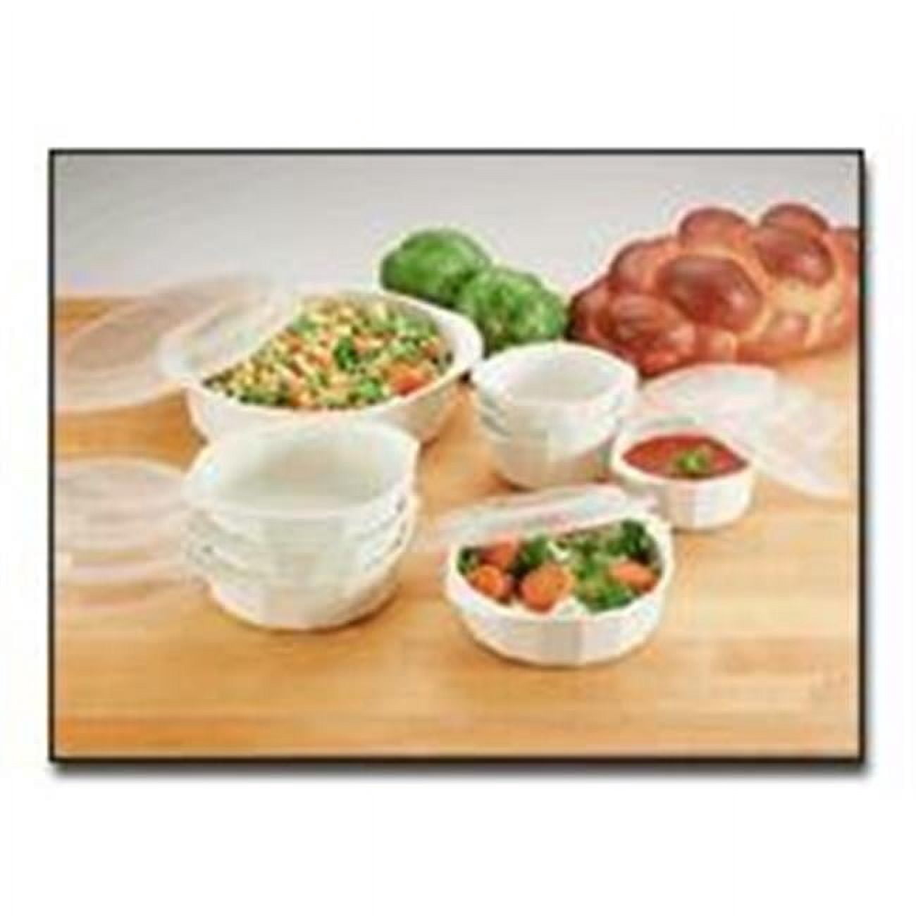 Chef 5 Minute 18 Piece Microwave Cookware Set, Dishwasher Safe, Table ...