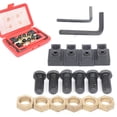 18pc/Set Eccentric 5/8" T-Slot Clamping Kit Set For Milling Machine ...