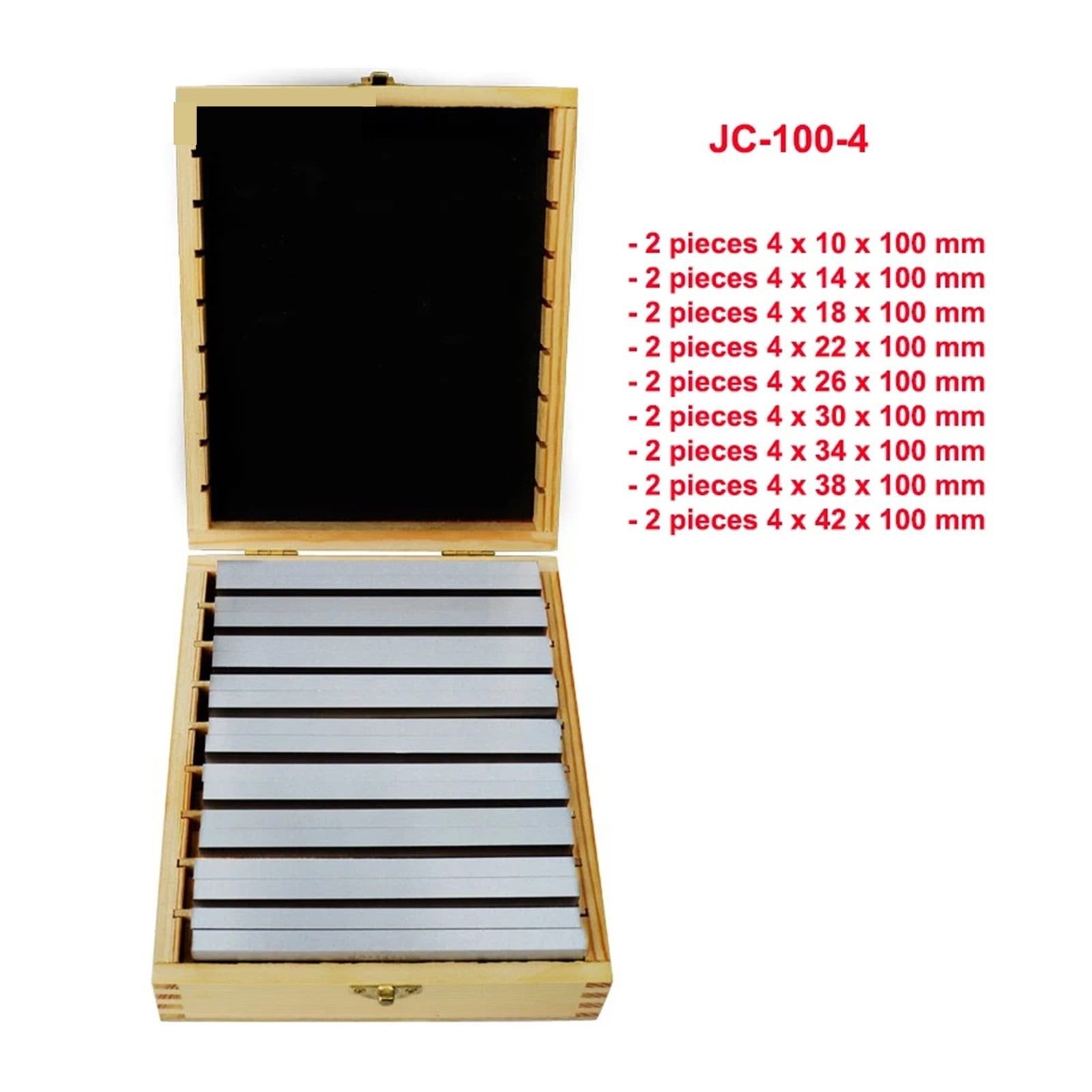 18pcs/20pcs Precision Parallel Set 150mm/100mm Parallel Block Set ...