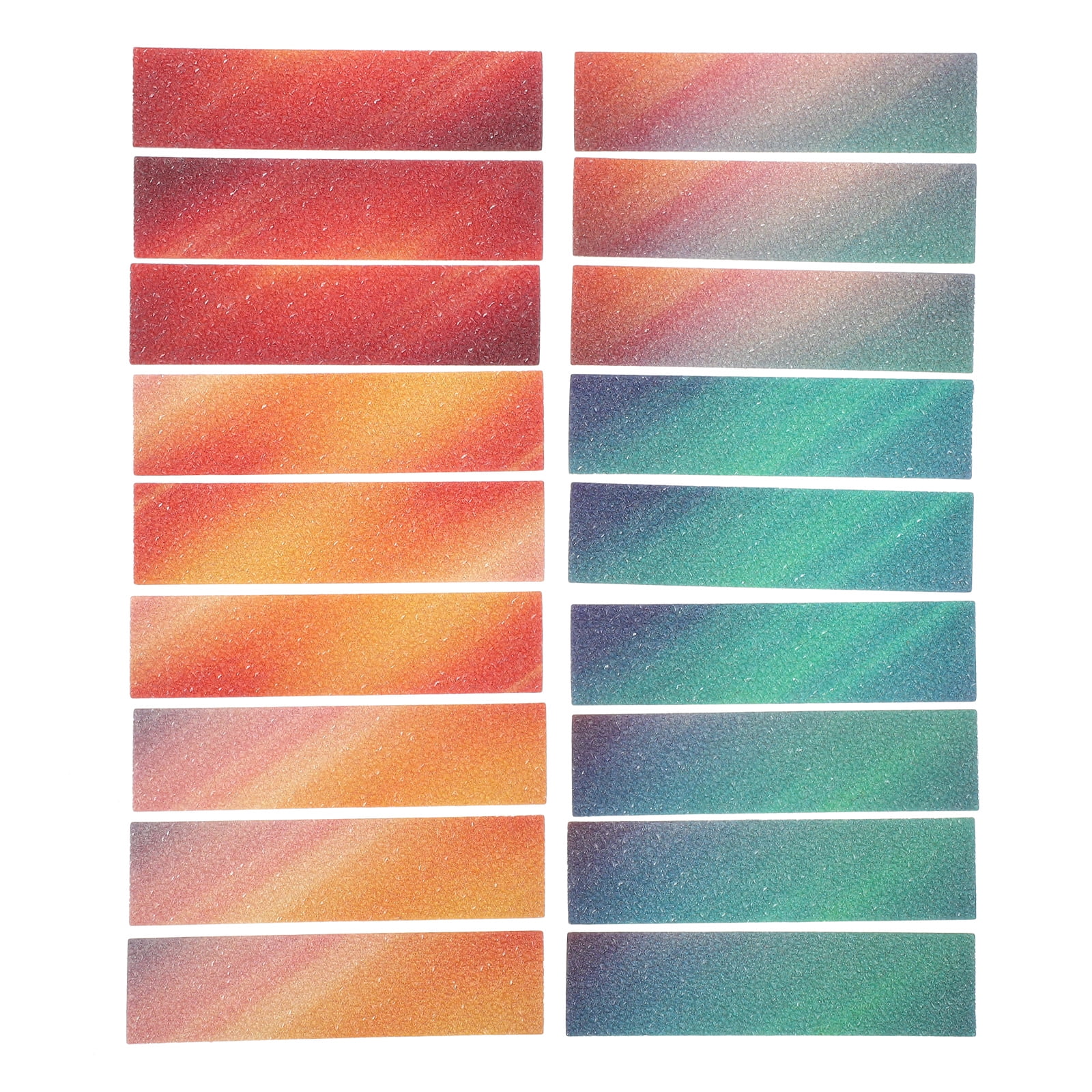 18pcs Adhesive Sensory Strips Textured Strips Tactile Rough Sensory ...