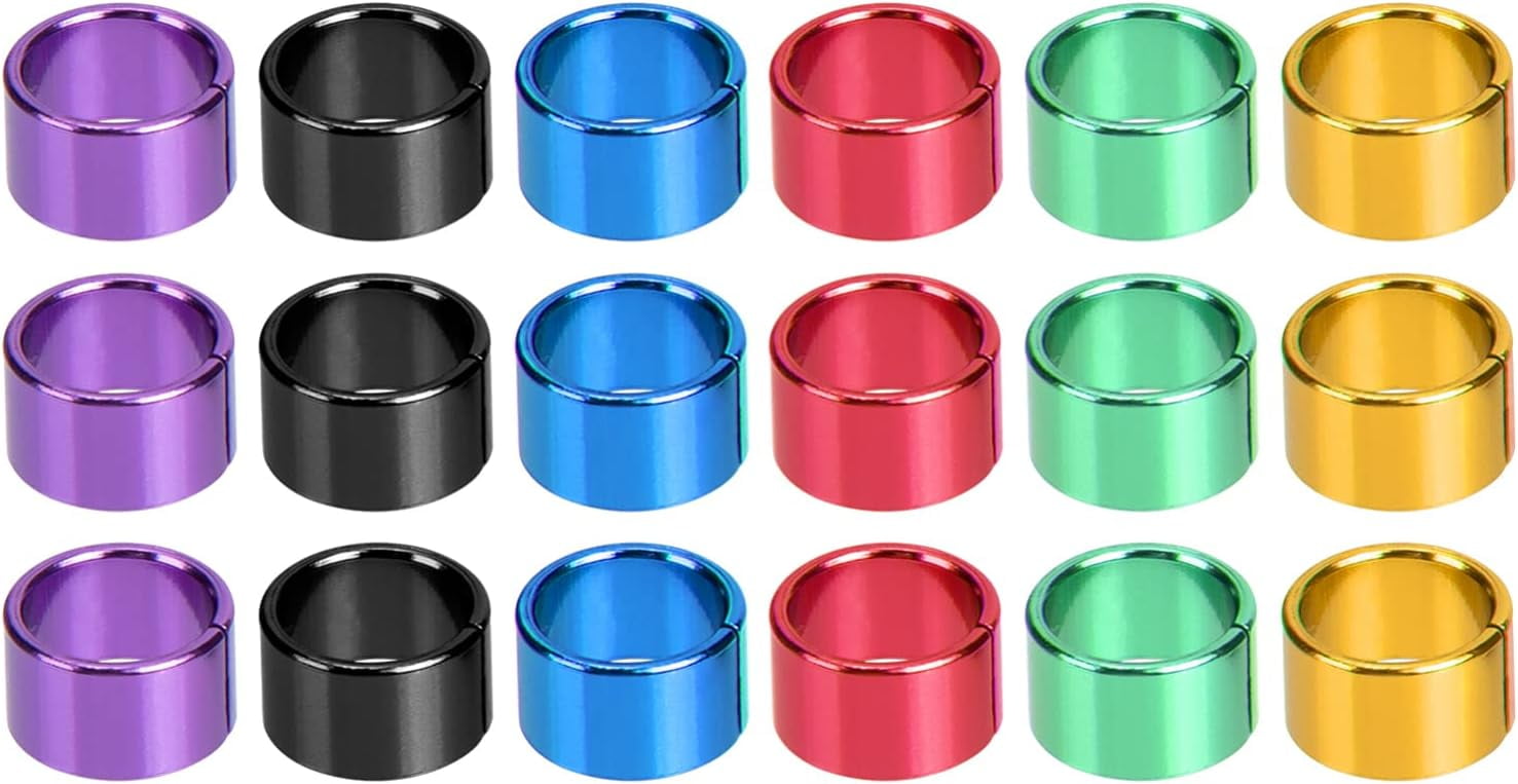 18pcs Aluminum Pigeon Leg Bands - Random Color Bird Foot Rings for ...