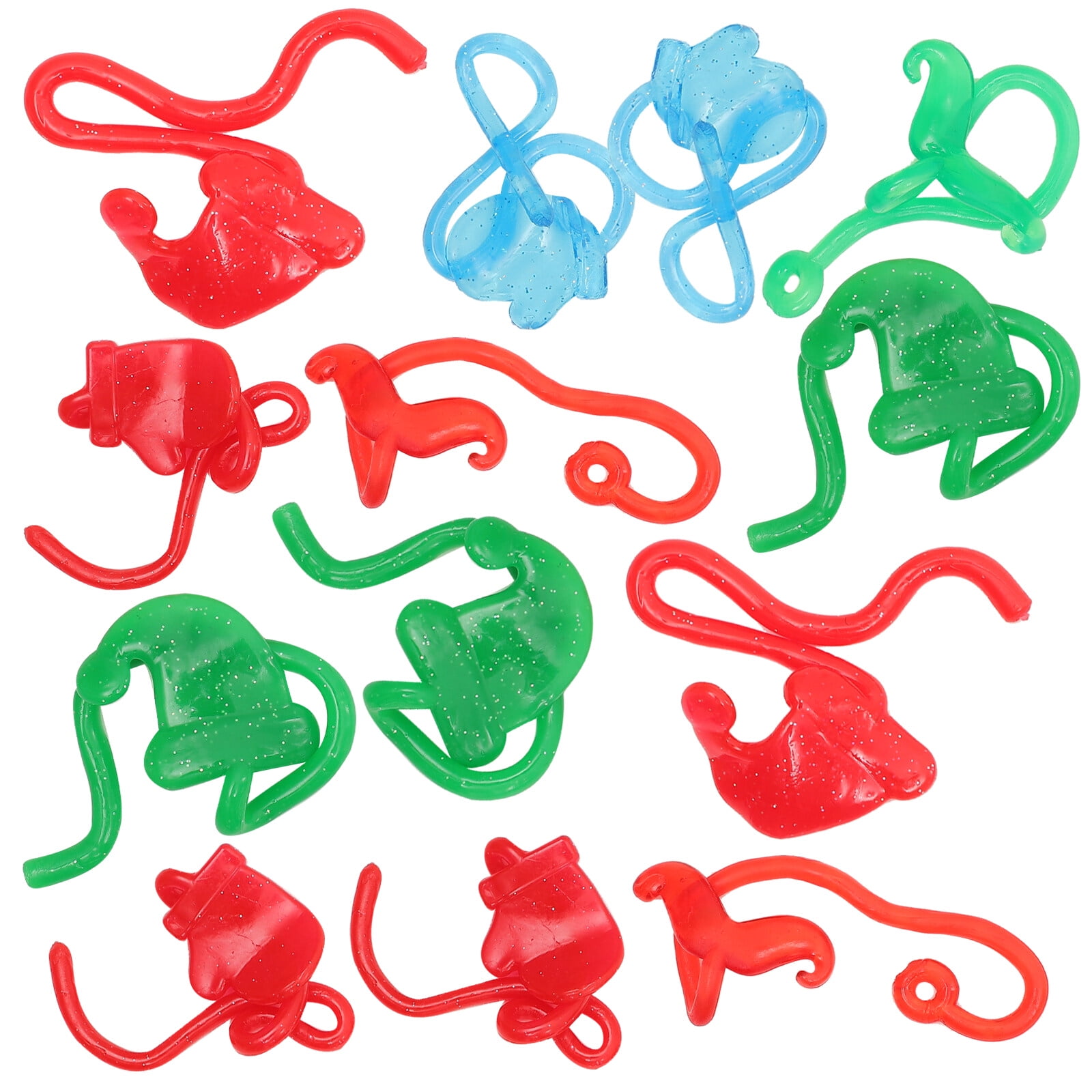 18pcs Christmas Stretch Toys Sticky Playthings Party Stress Relief Toys ...