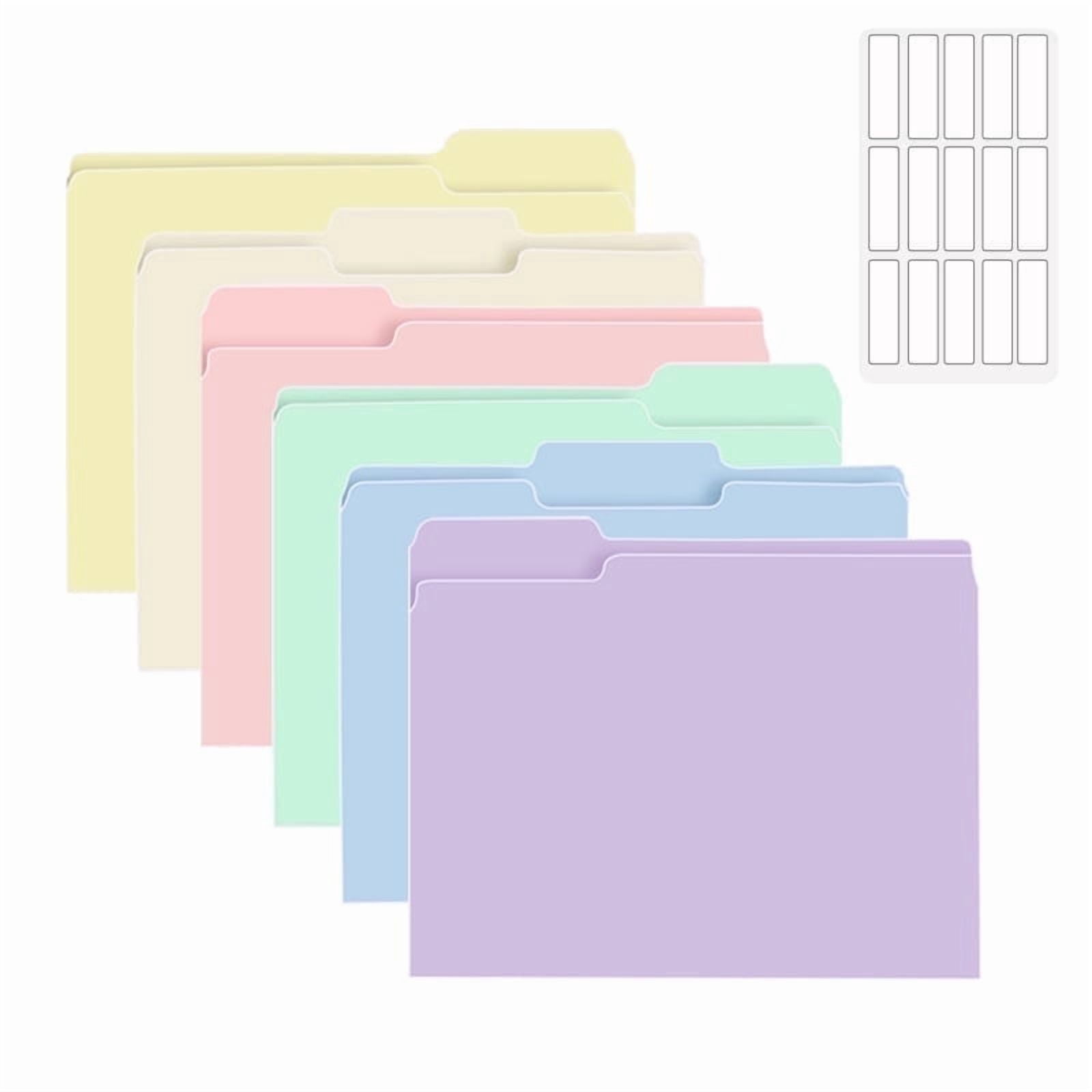 18pcs Colourful folder office data classification organizer book file ...