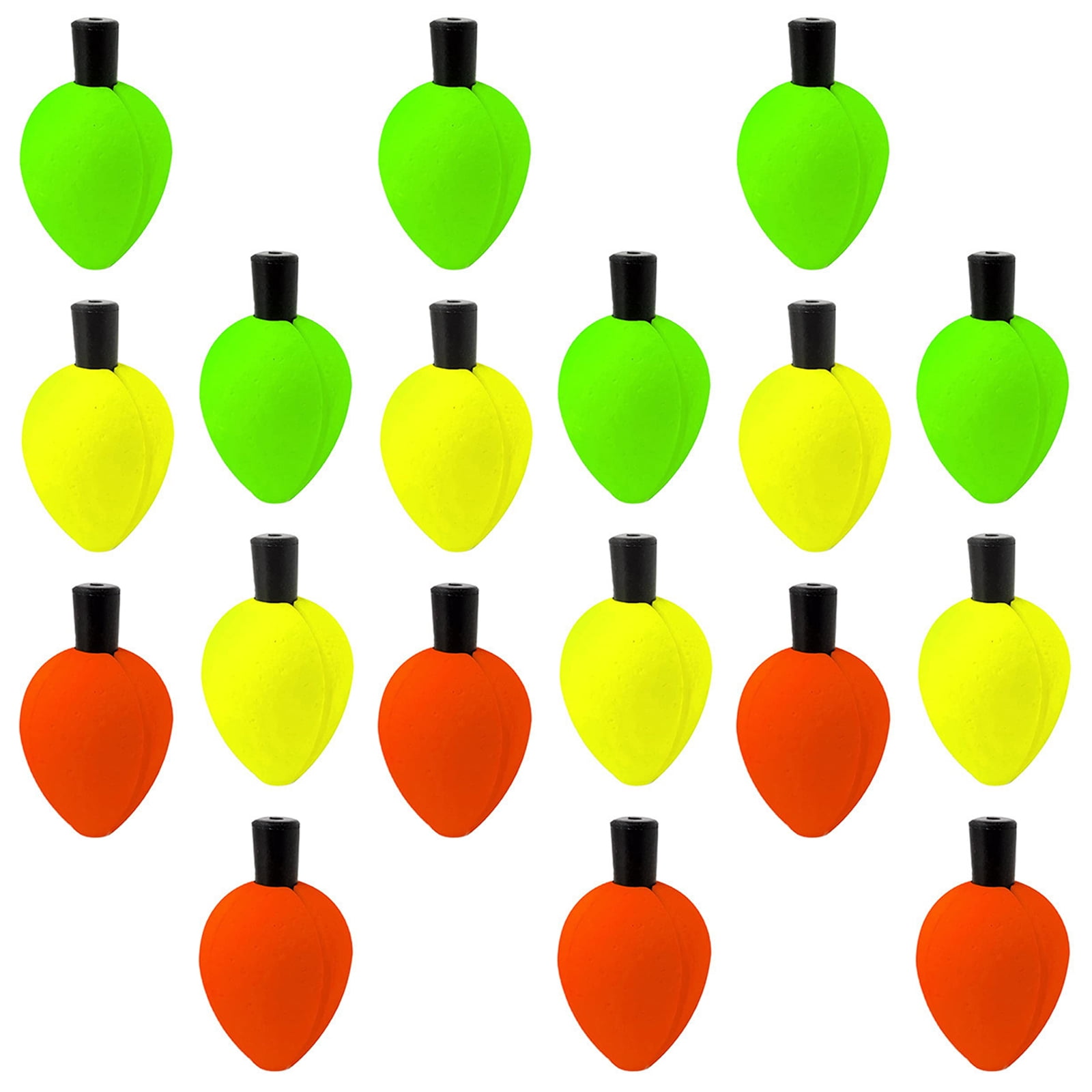 18pcs Fishing Bobbers Foam Indicators Float Fly Fishing Tackle Float ...