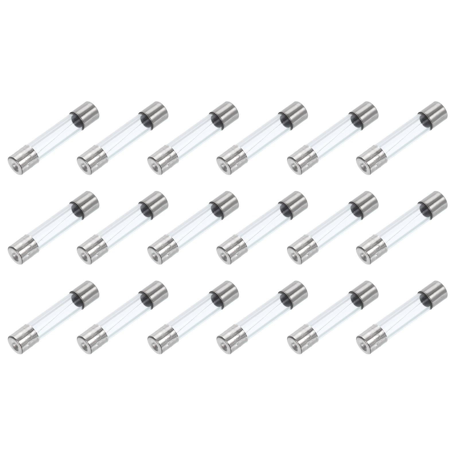 18Pcs Glass Tube Fuses, Axial-with Wire 6x30mm 1.5A 250V Replacing or ...