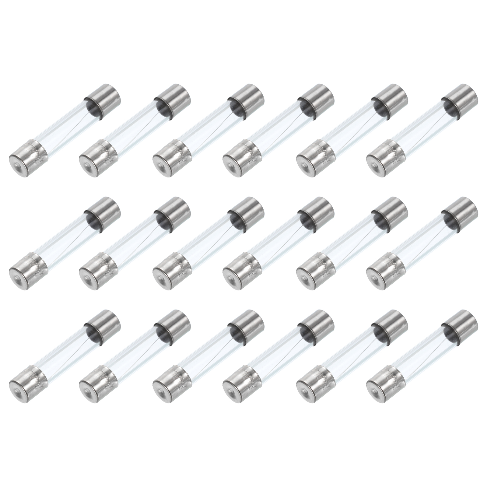 18pcs Glass Tube Fuses, Axial-with Lead Wire 6x30mm 4A 250V Replacing ...