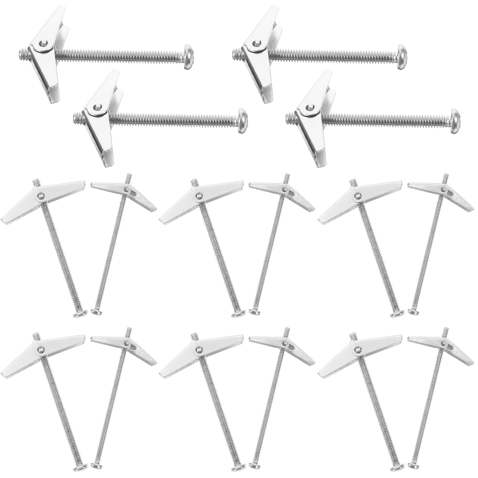 18pcs Hollow Wall Anchor Screw Fastener for Hollow Plastic Sheet Hollow ...
