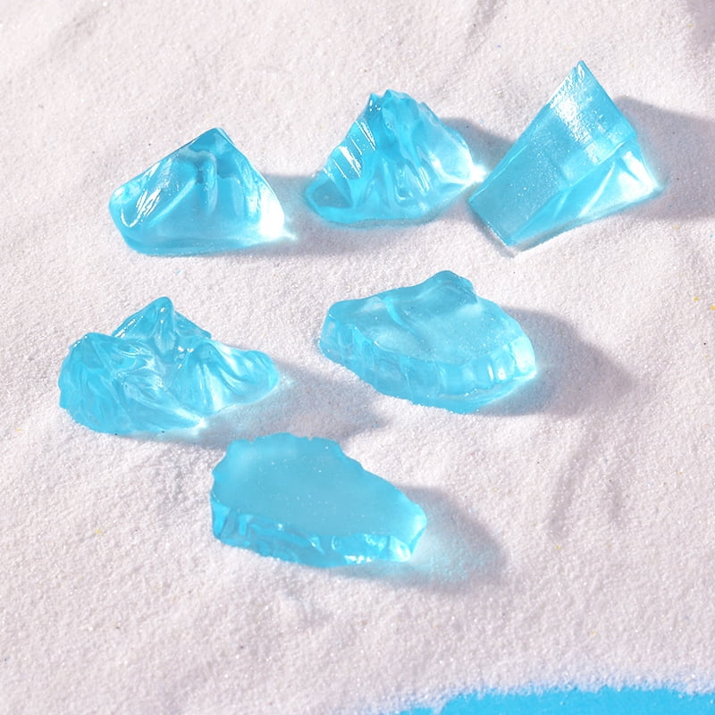 18pcs Mini Figurines: Realistic Simulation Iceberg Decorations for ...
