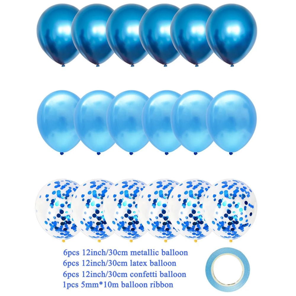 18pcs Mixed 12inch Pink Latex Balloons Girl Birthday Party Decorations ...