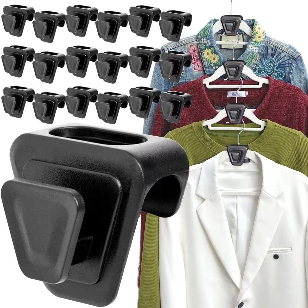 18pcs New Space Saving Hooks Ultra Premium Hanger Hooks Triple Closet ...