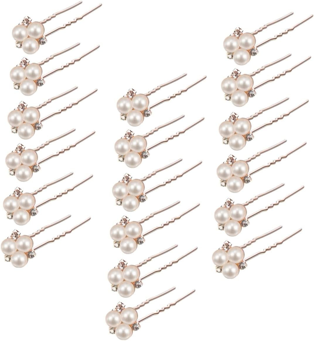 18pcs Rhinestone U Clip Bride Headpieces For Wedding Bridal Hair Pieces