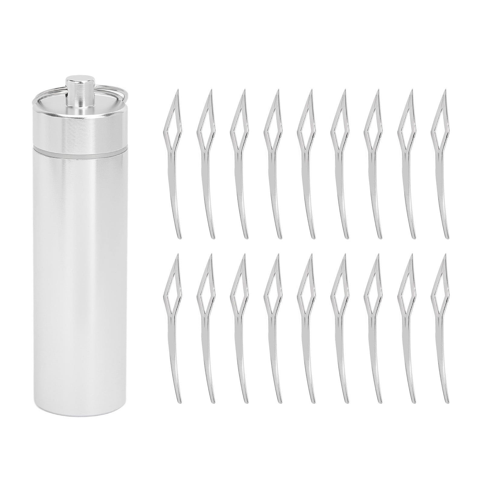 18pcs Rhombic Dreadlocks Interlocking Tool Alloy Dreadlocks Tightening ...