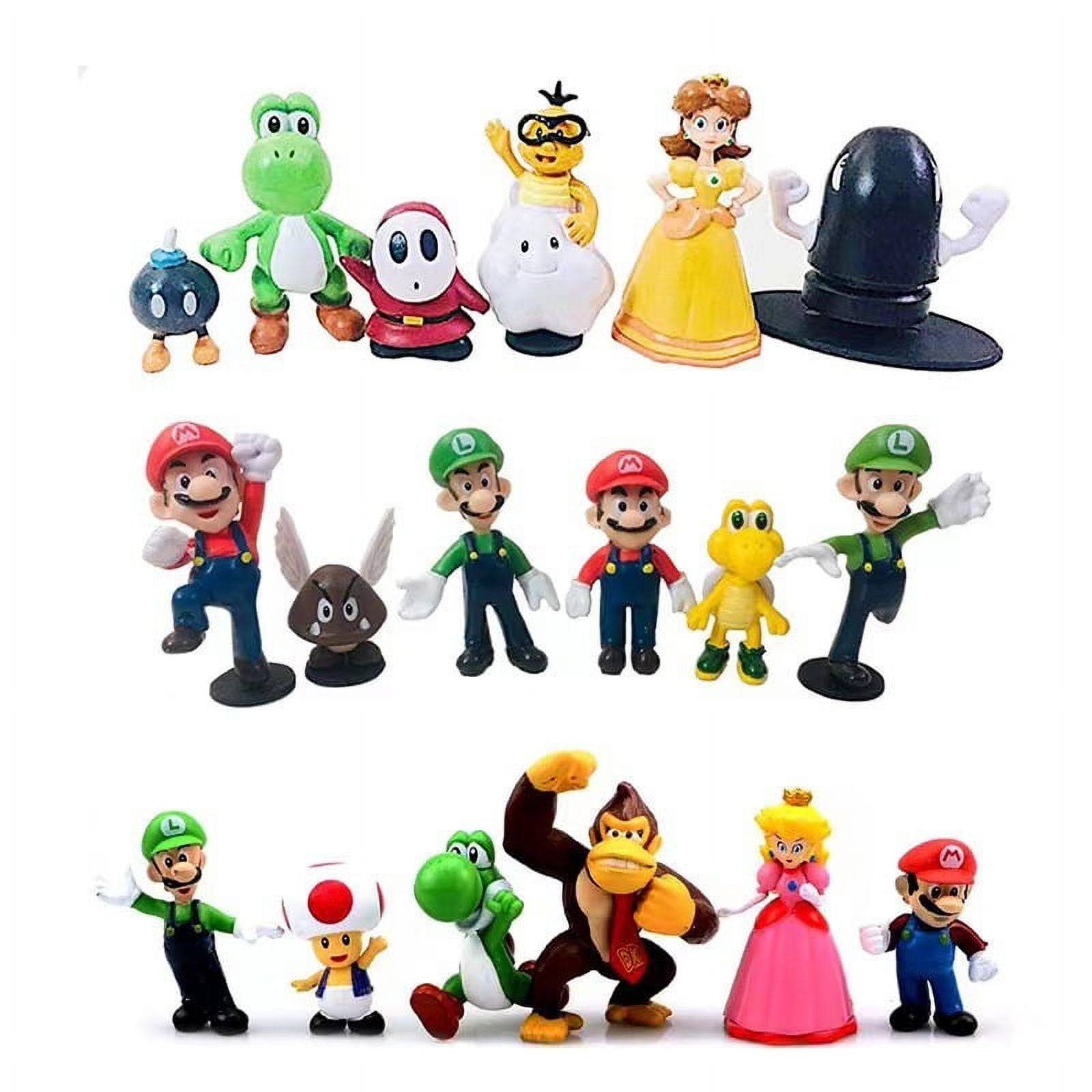 18pcs/Set Piece Super Mario Bros Super Mary Princess, Turtle, Mushroom ...