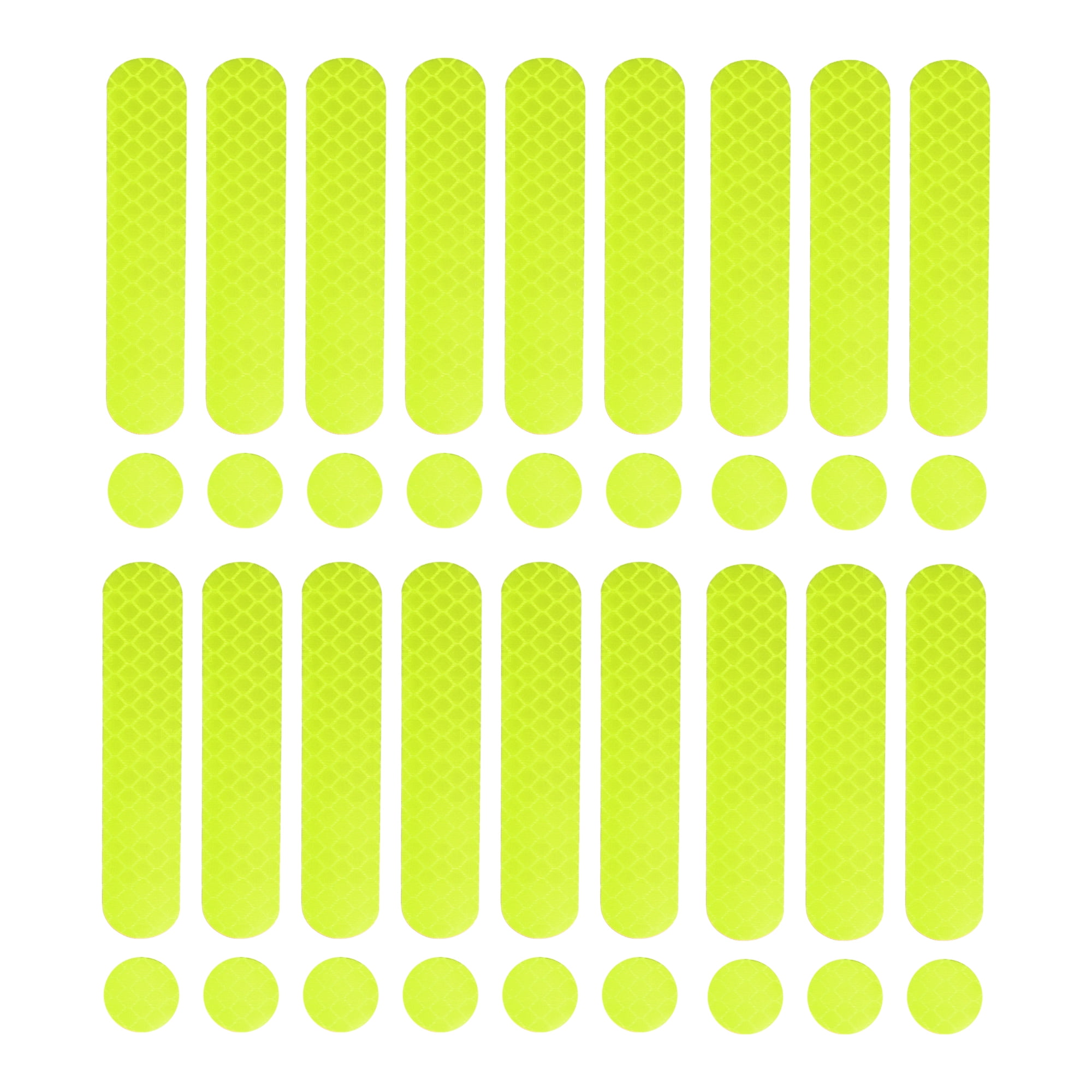 18pcs Universal Reflective Safety Stickers for Helmet Adhesive Tape ...