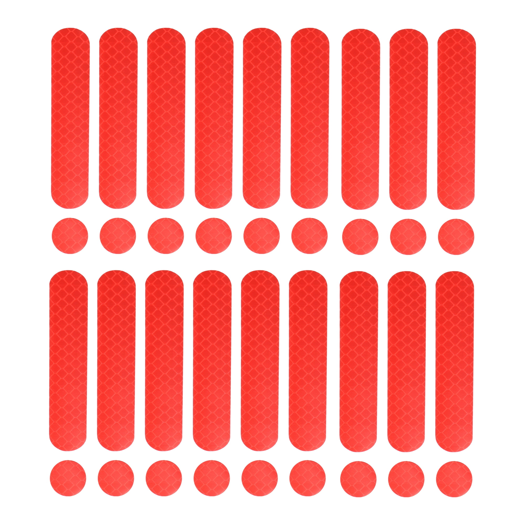 18pcs Universal Reflective Safety Stickers for Helmet Adhesive Tape ...