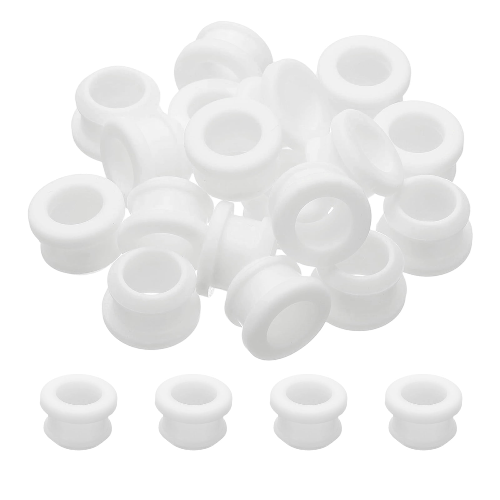 18pcs Wire Grommet, 12.5mm Mounting Dia Plastic Grommets Cable Snap ...
