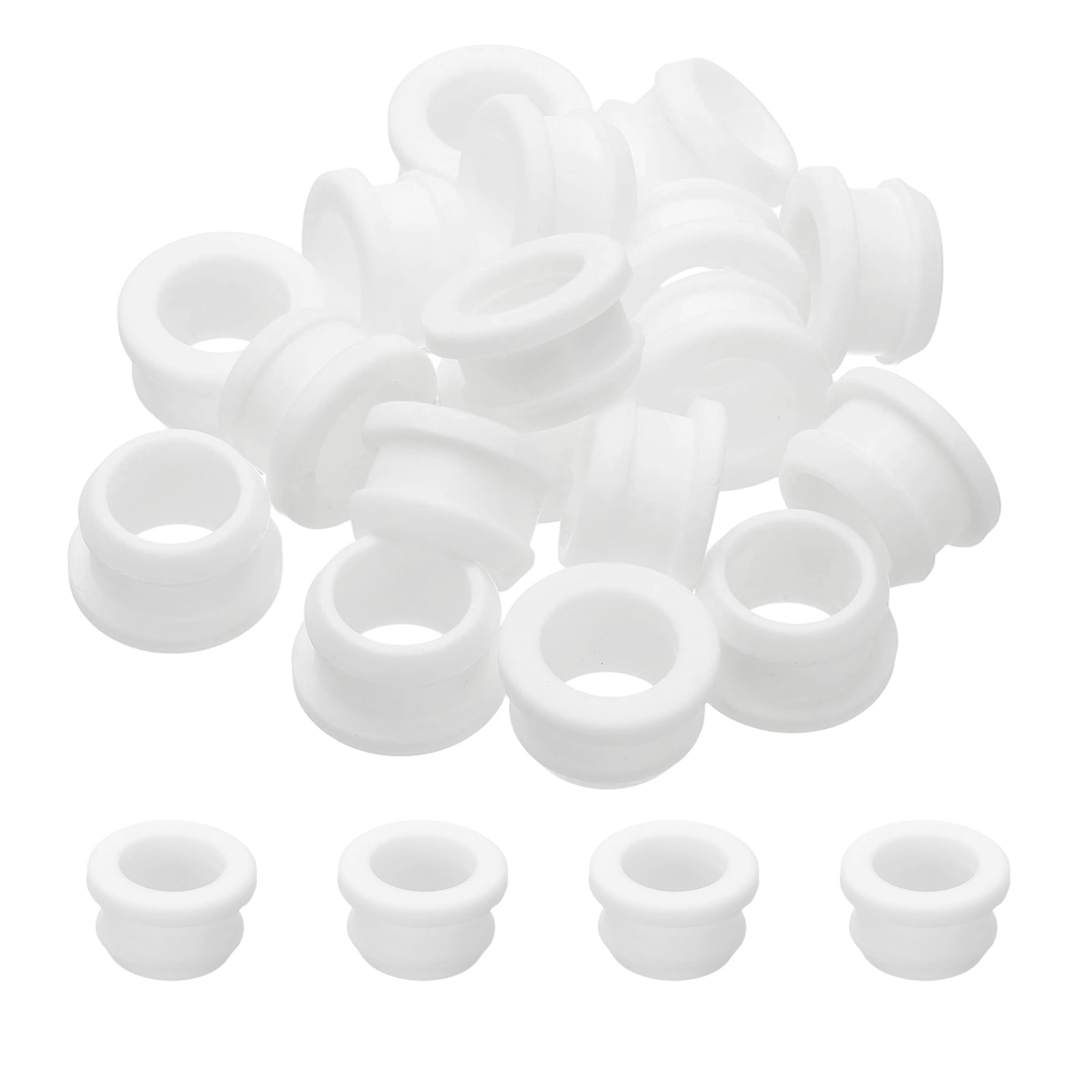 18pcs Wire Grommet, 17mm Mounting Dia Plastic Grommets Cable Snap ...