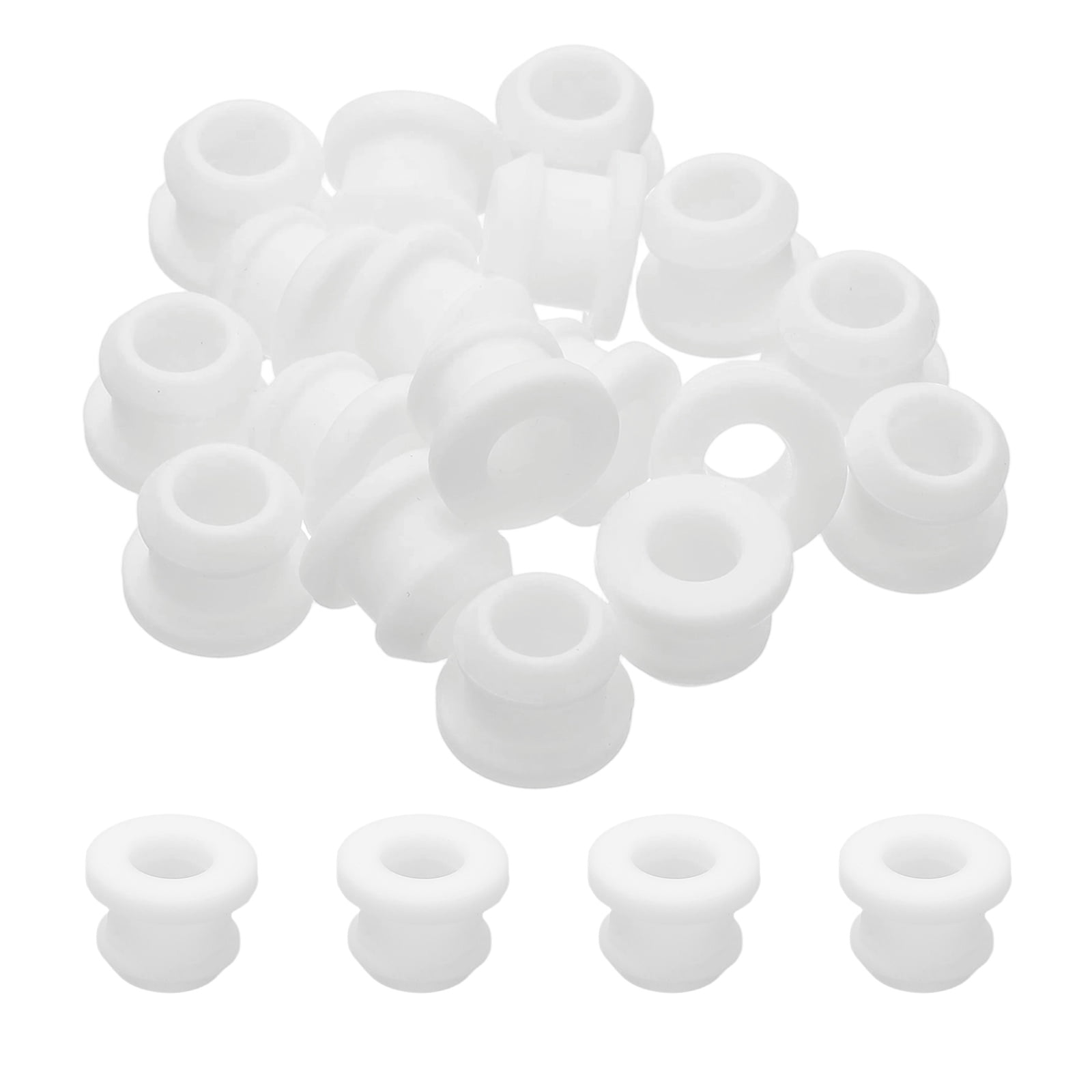 18pcs Wire Grommet, 9mm Mounting Dia Plastic Grommets Cable Snap ...