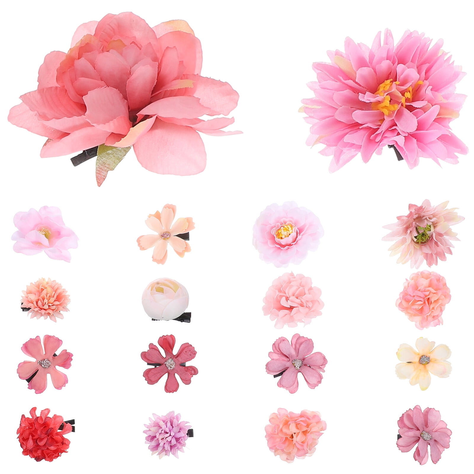 18pcs Women Hair Clips Flower Hairpins Small Hair Clips Flower Hair ...