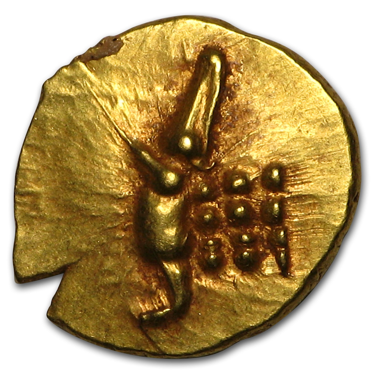 18th-19th Century Gold Fanam of India F-XF: Precious Metal Collectible ...