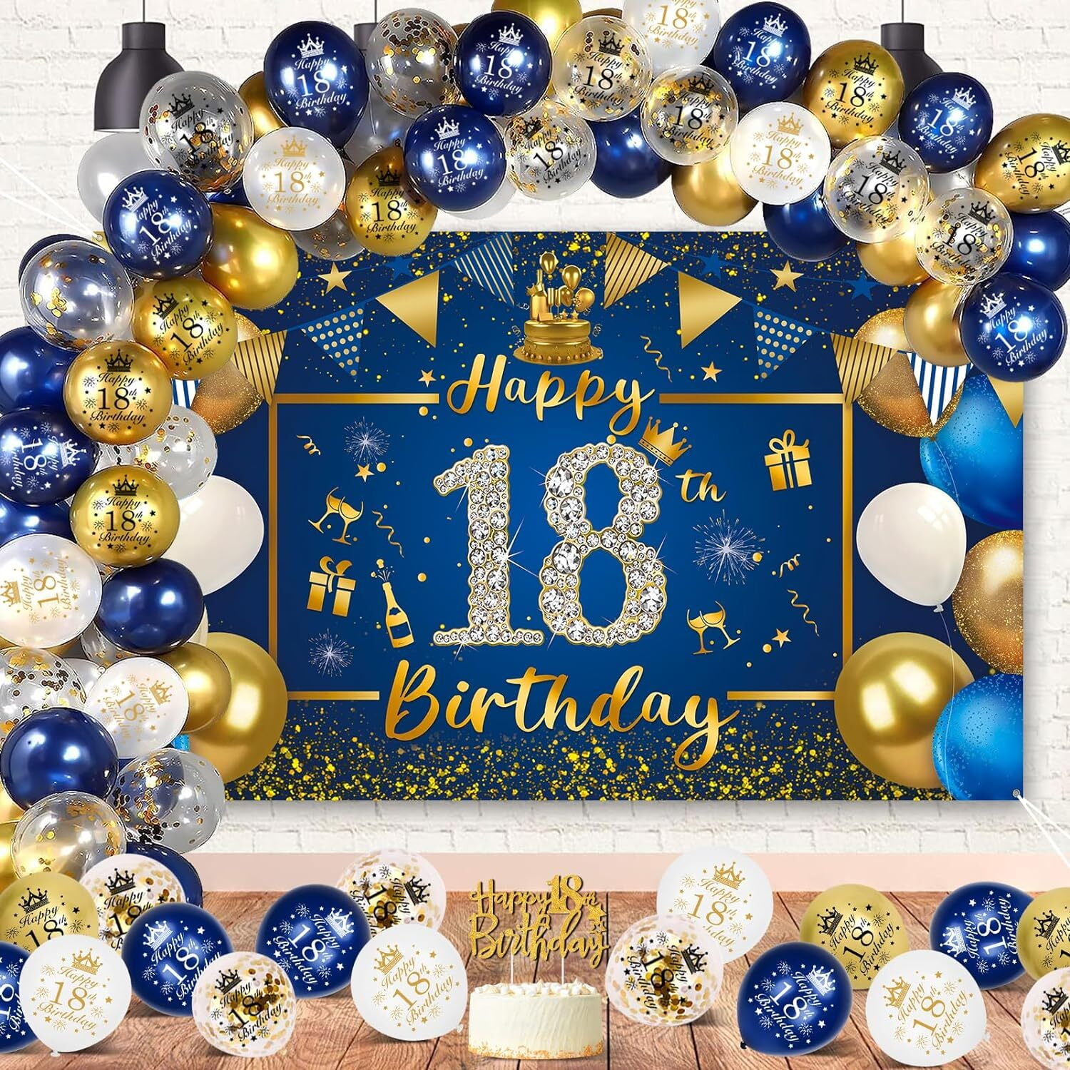 18th Birthday Decorations Boys, MMTX 18th Birthday Decorations Kit ...