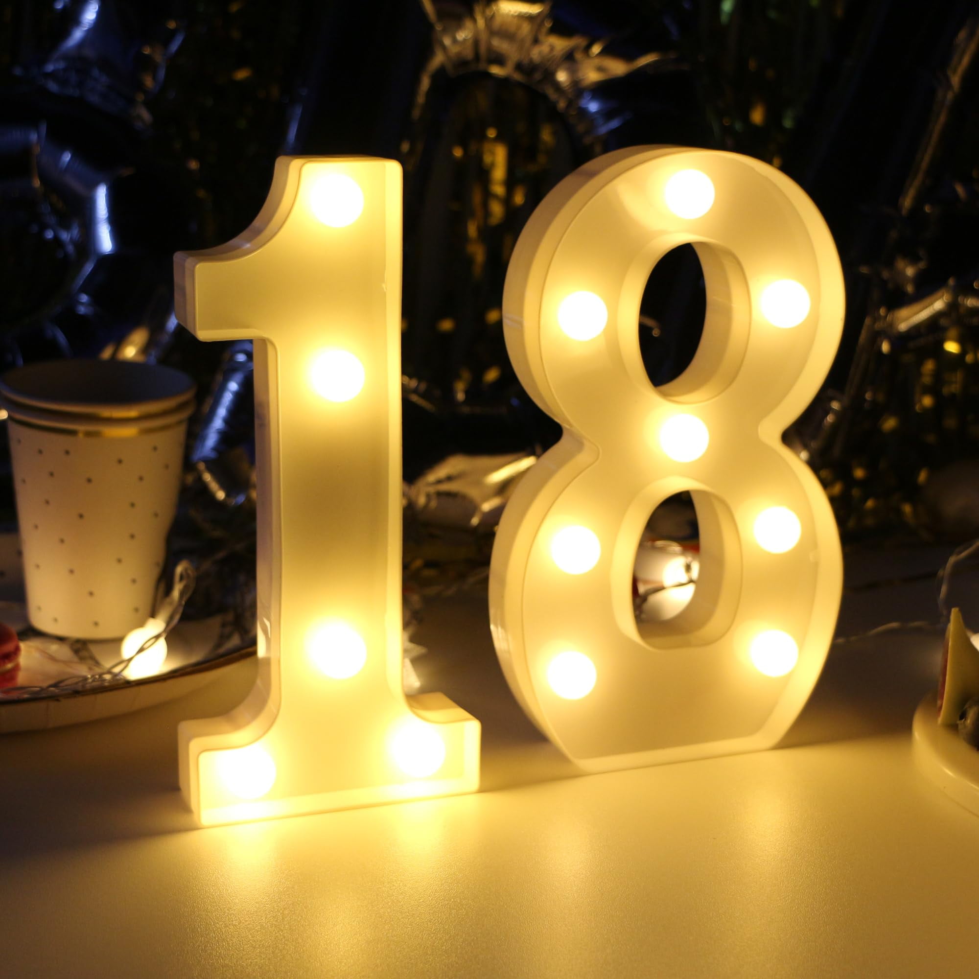 18th Birthday Decorations FEV6 for Her&Him, 18th Birthday Centerpieces ...