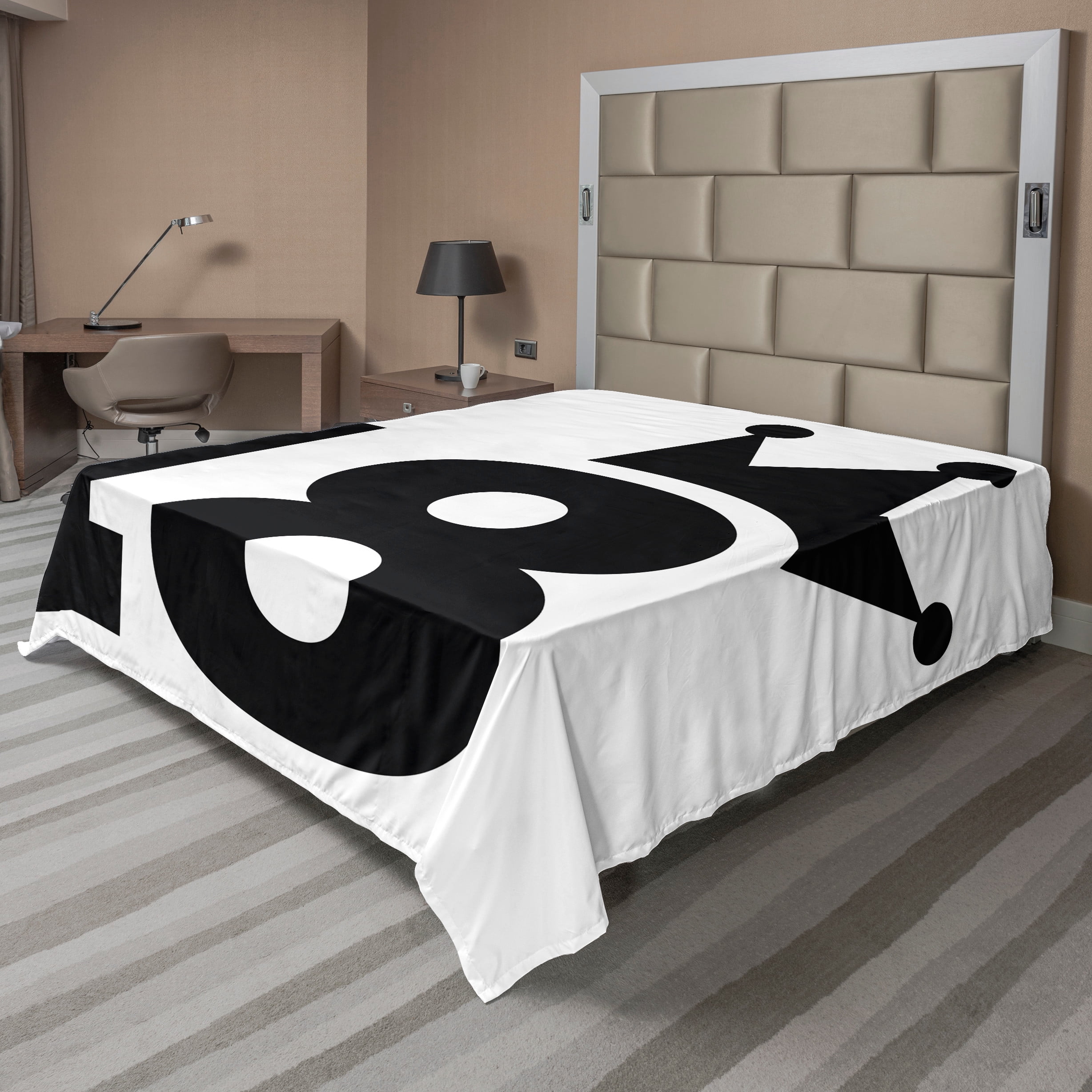 18th Birthday Flat Sheet, Cartoon Soccer Jersey Seem Bold 18 Number ...