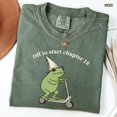 18th Birthday Frog Shirt Off to Start Chapter 18 Tee Funny Frog Scooter ...