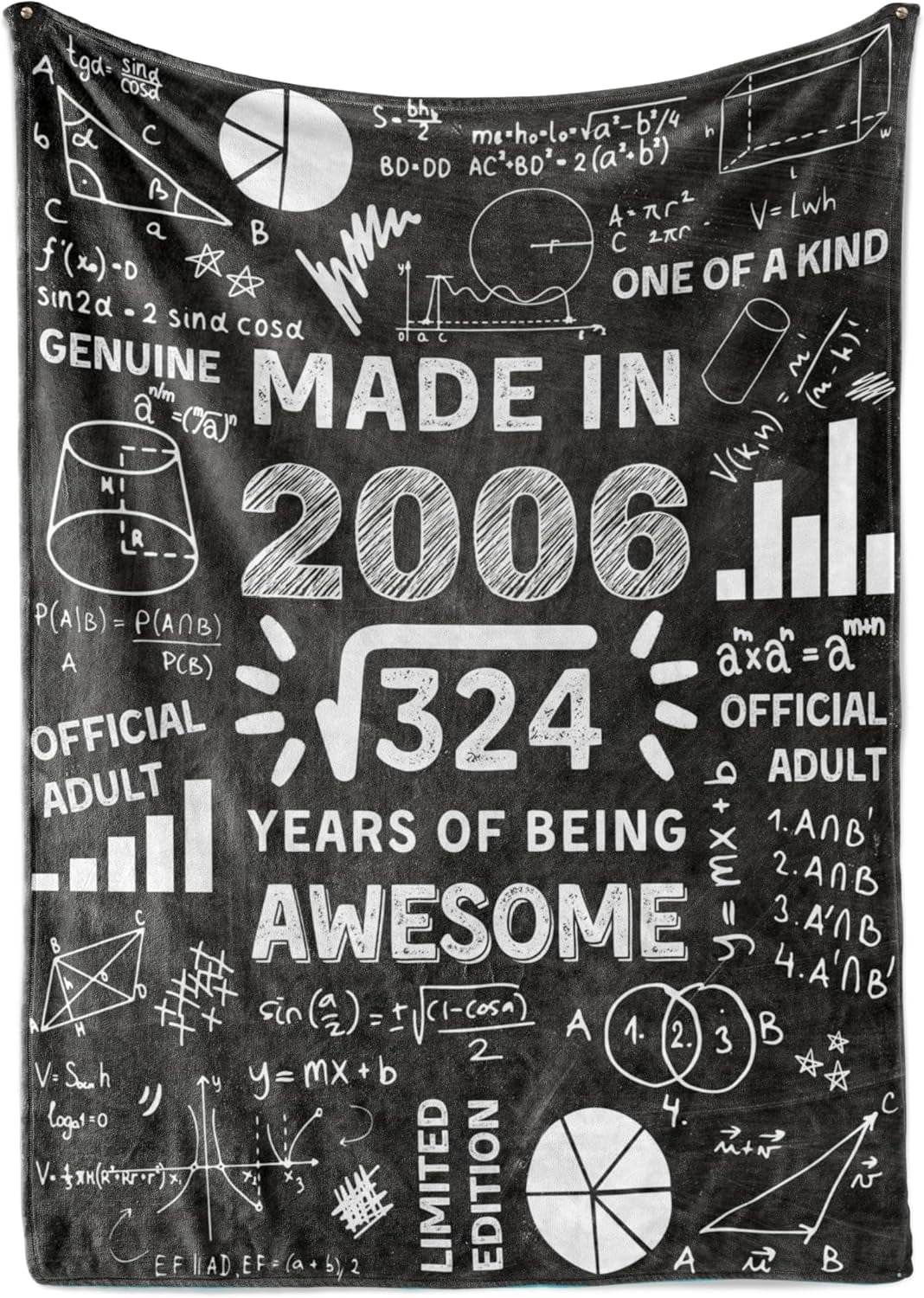 18th Birthday Gifts for Boys, 18 Year Old Boy Blanket, 18th Bday ...