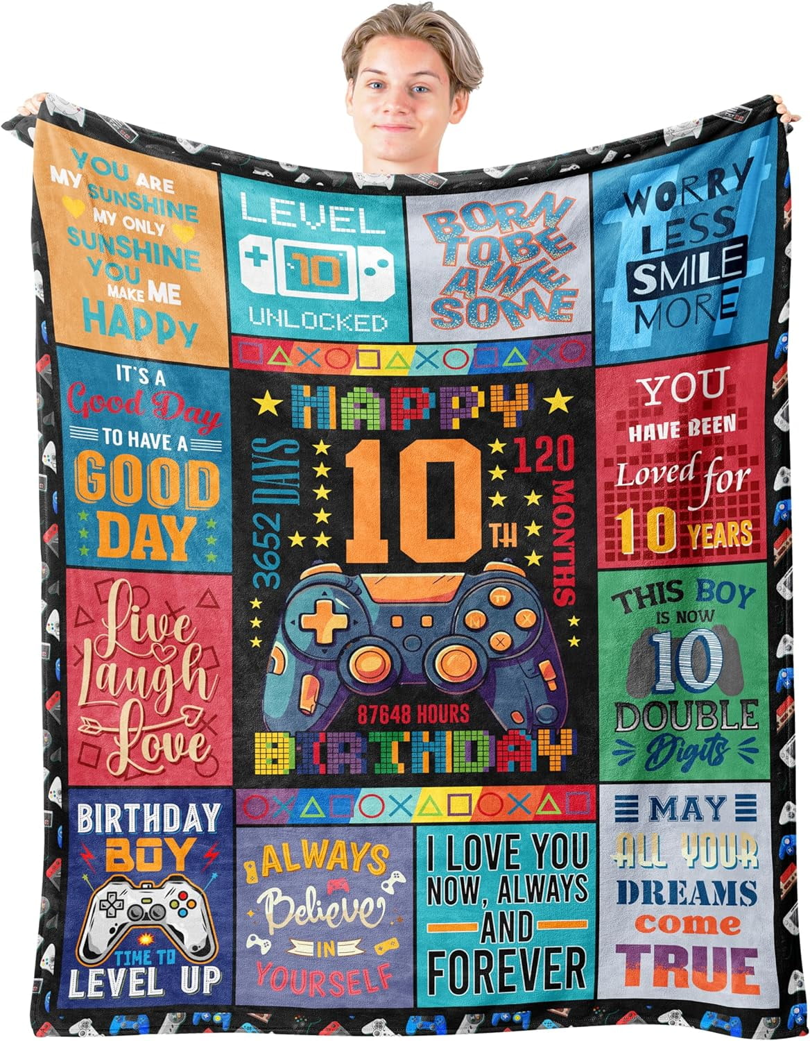 18th Birthday Gifts for Boys Blanket 60"x50", 18 Year Old Boy Birthday ...