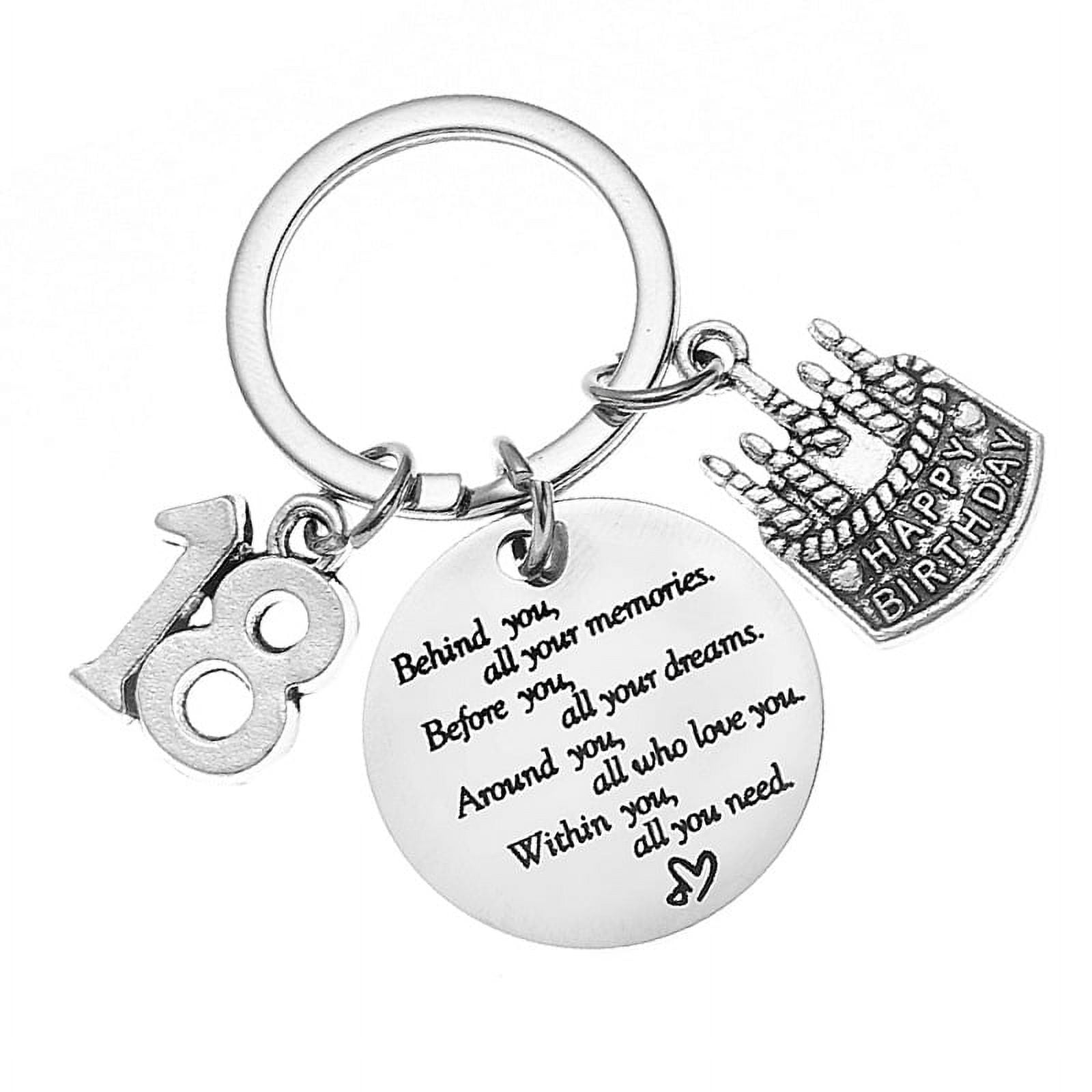 18th Birthday Gifts for Girls Boy Behind You All Your Memories Keychain ...