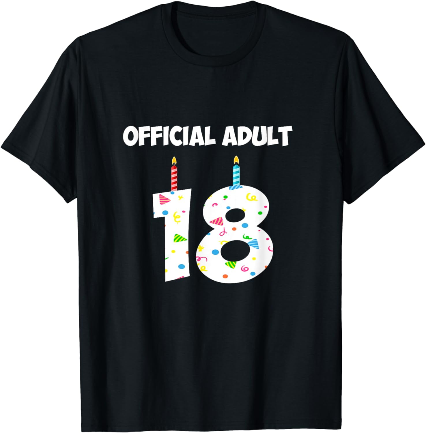 18th Birthday Official Adult18 Years Old T-Shirt - Walmart.com