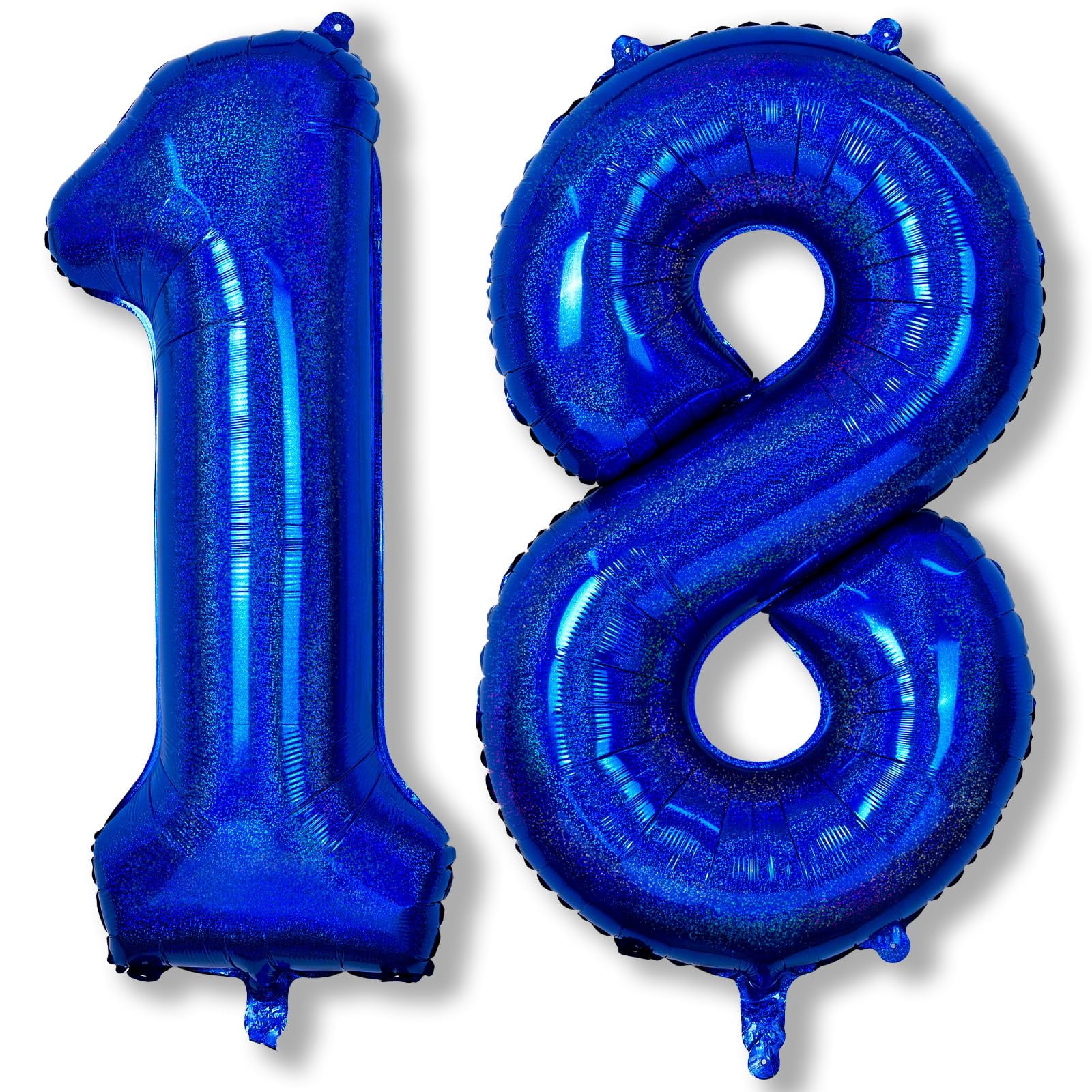 18th Birthday Royal Blue Balloon, Dark NSD3 Blue Foil 18 Balloons, 40 ...