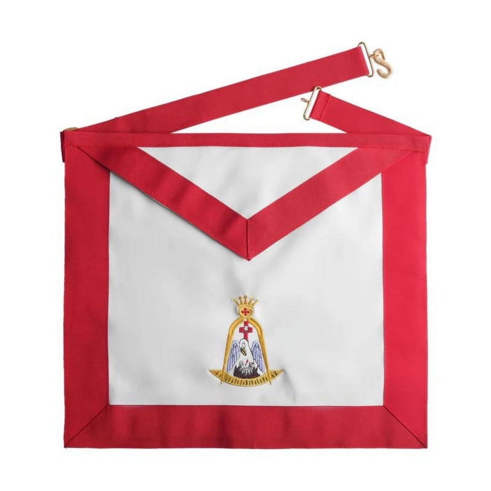18th Degree Rose Croix Scottish Rite Apron - Red Borders With Colorful ...