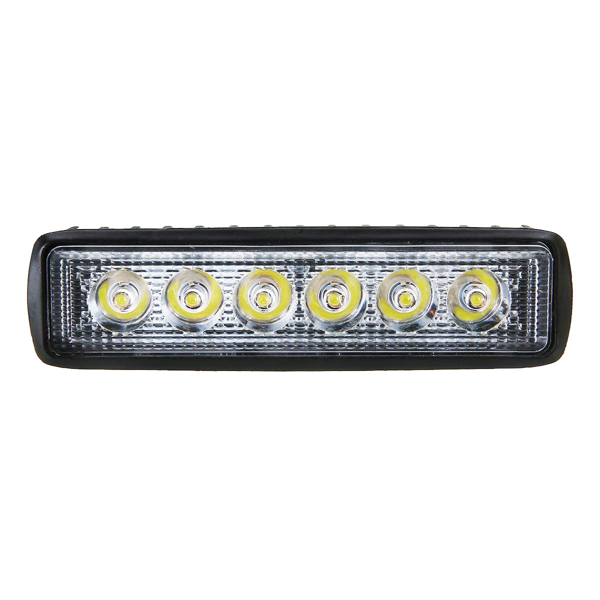 18w 6 LED Car Work Light High Bright Spotlight Universal Offroad ...