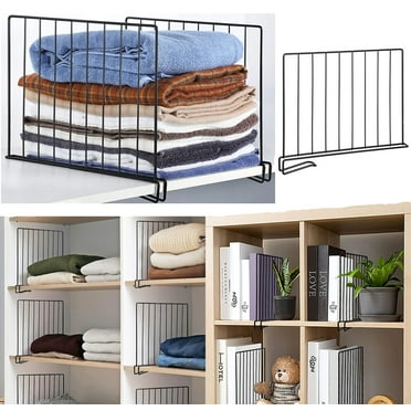 NBW Clear Acrylic Shelf Dividers, Closet Vertical Organizer for Kitchen ...