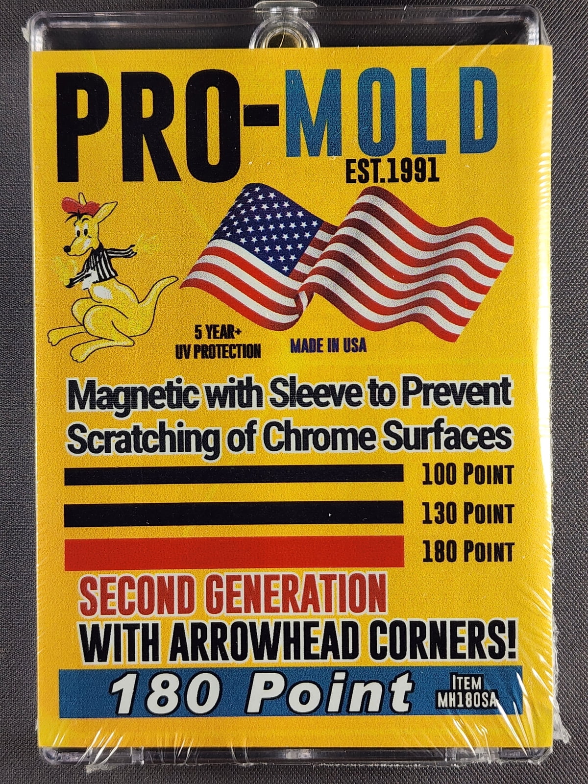 18x Pro Mold MH180SA 2nd Gen w/ Sleeve 180pt Magnetic Card Holder One ...