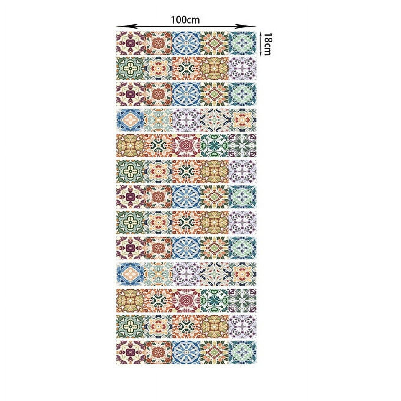 18x100cm/Custom Size Color Tiles Staircase Sticker For Home Shop Stairs ...