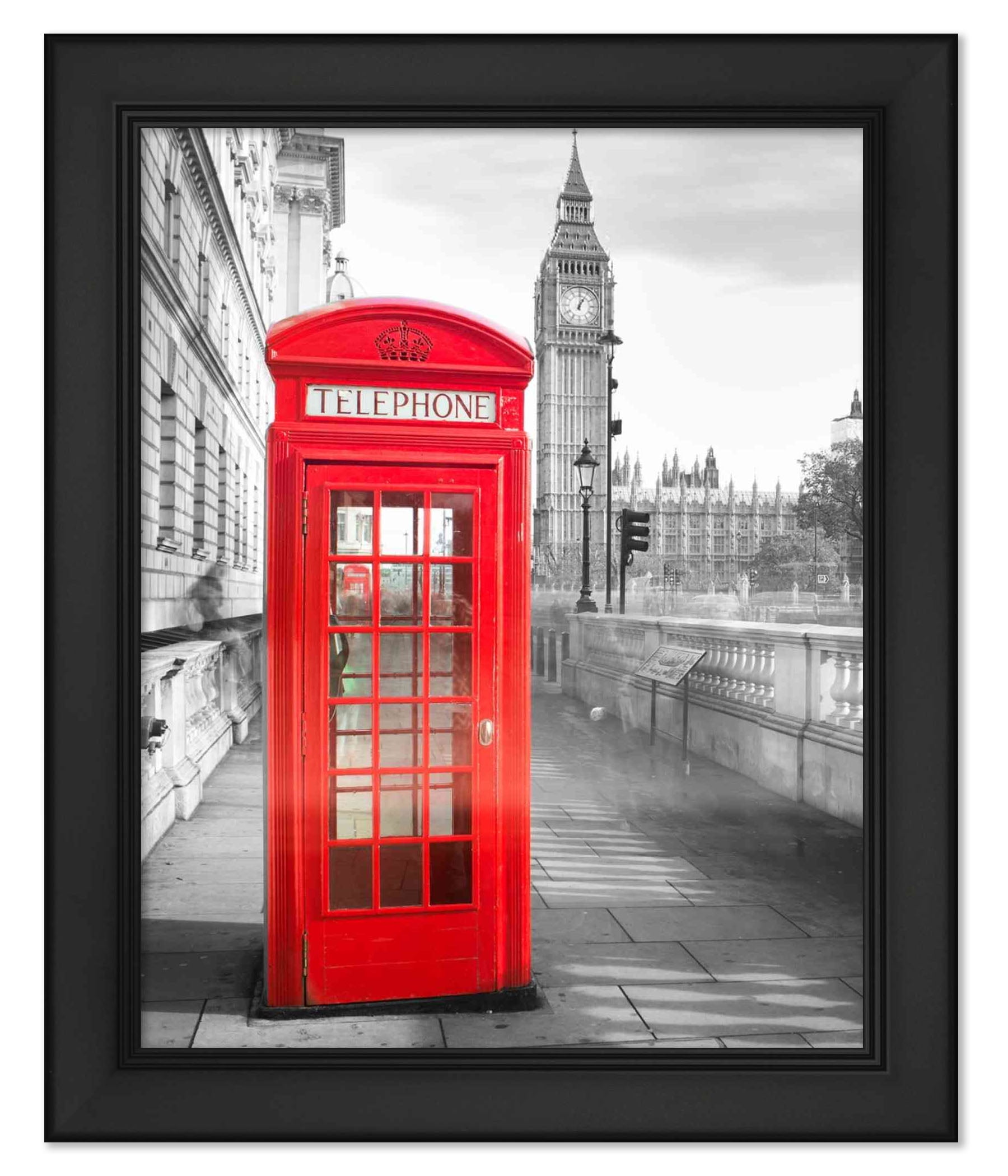 18x11 Frame Black Picture Frame - Complete Modern Photo Frame Includes ...