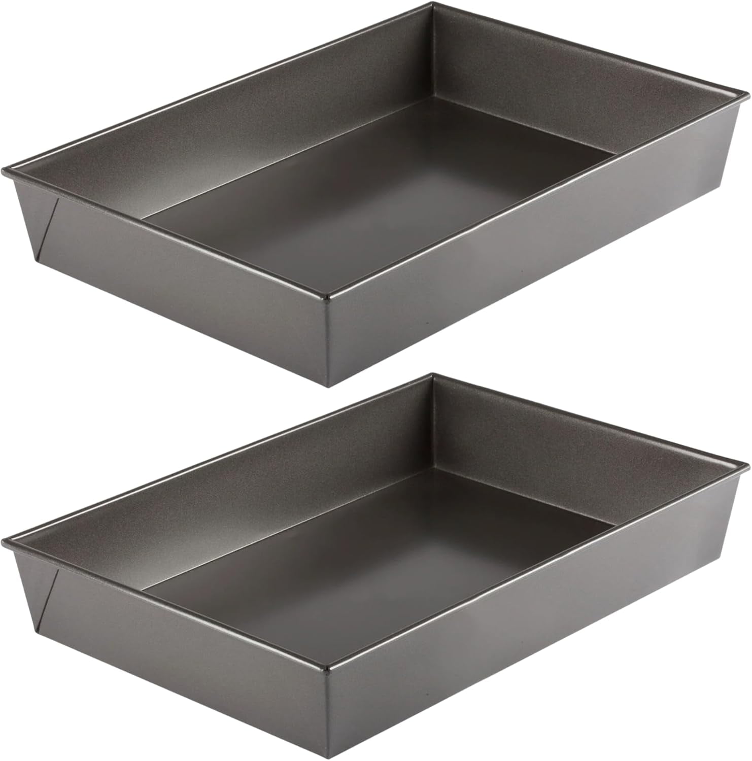 18x12 Inch Extra Large Non-Stick Baking Sheet – 2-Pack Rectangular Cake ...