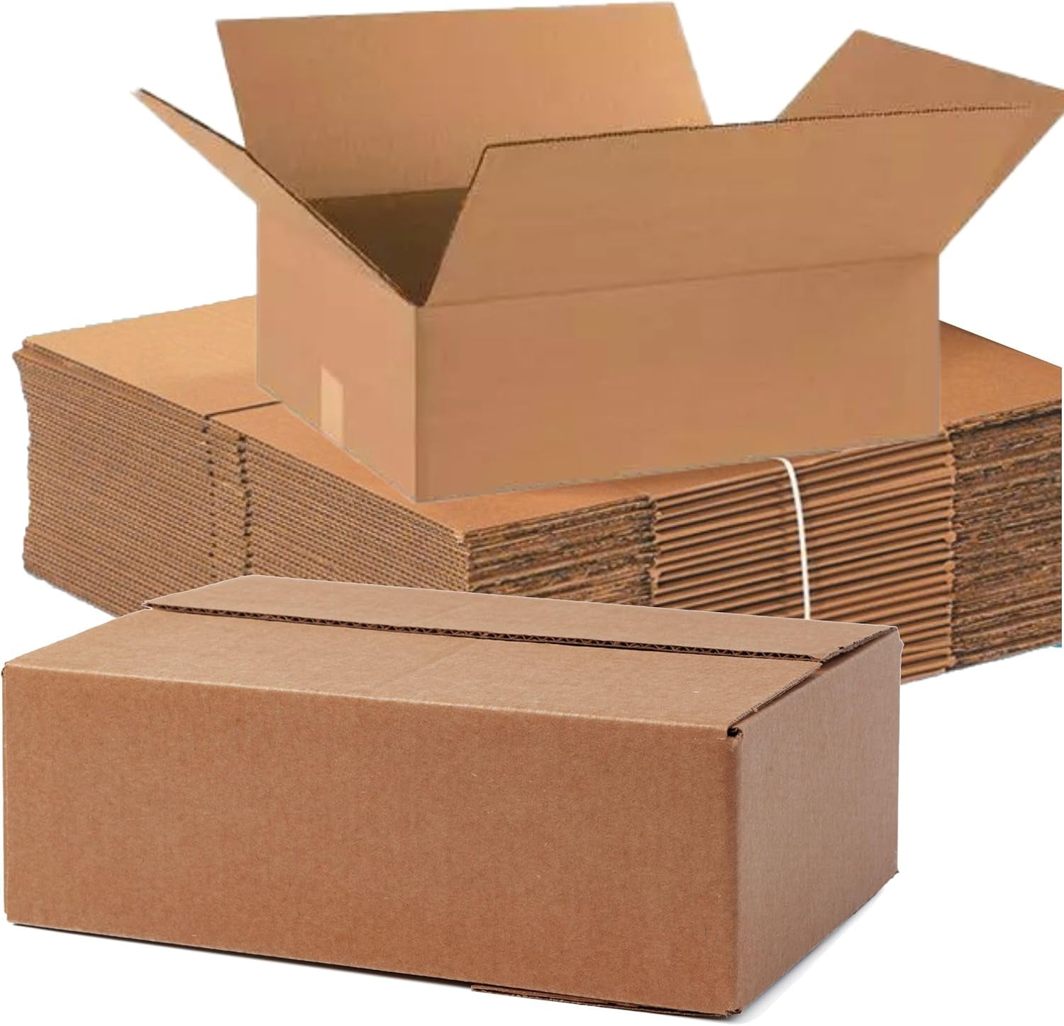 18x14x12 Moving & Shipping Boxes, Extra Strength, Heavy-Duty Corrugated ...