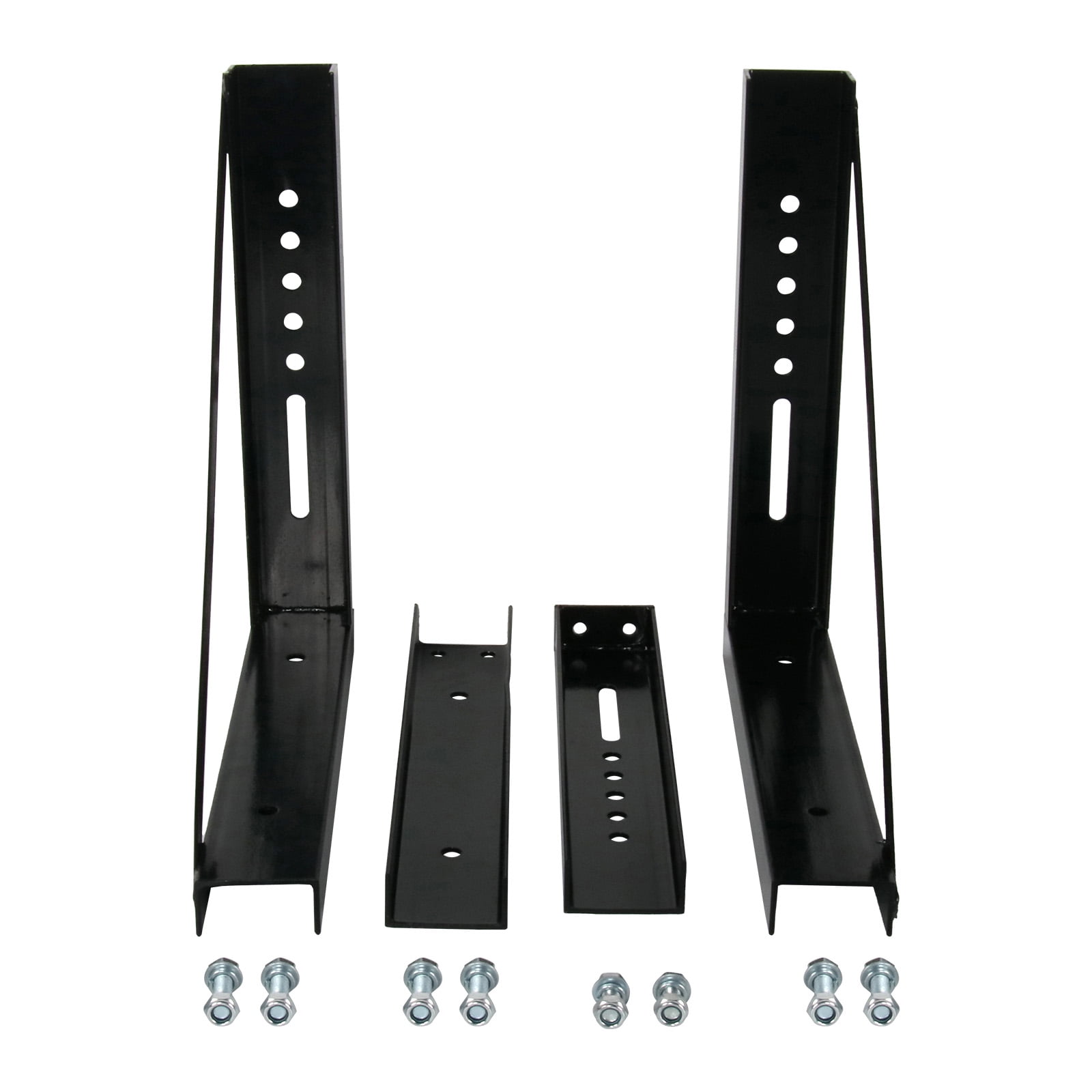 18x18 Inch Bolt-On Structural Steel Mounting Bracket Set of 3 for Truck ...