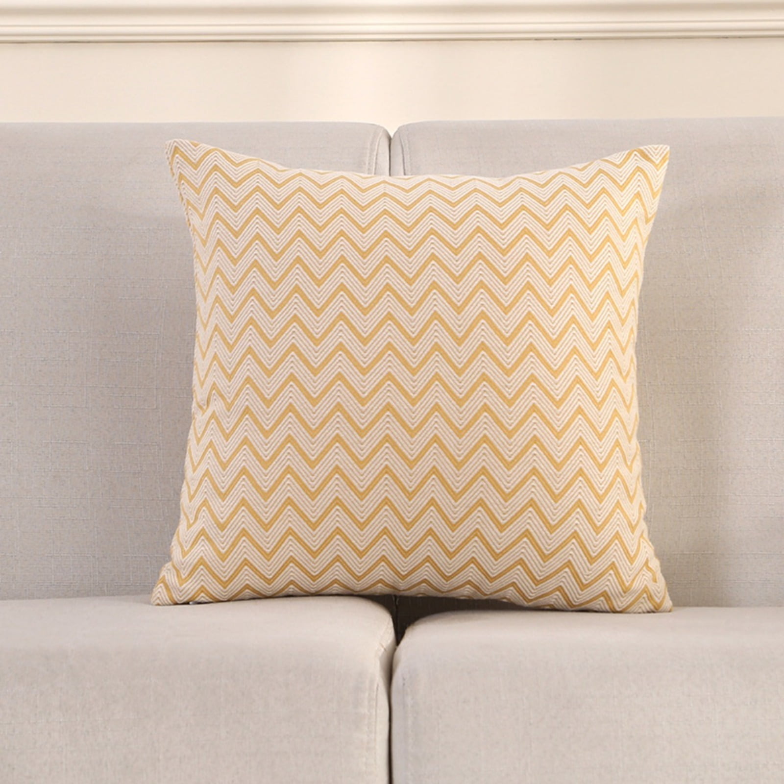 18x18 Inch Decorative Throw Pillow Cover, Cotton Blend Fabric ...
