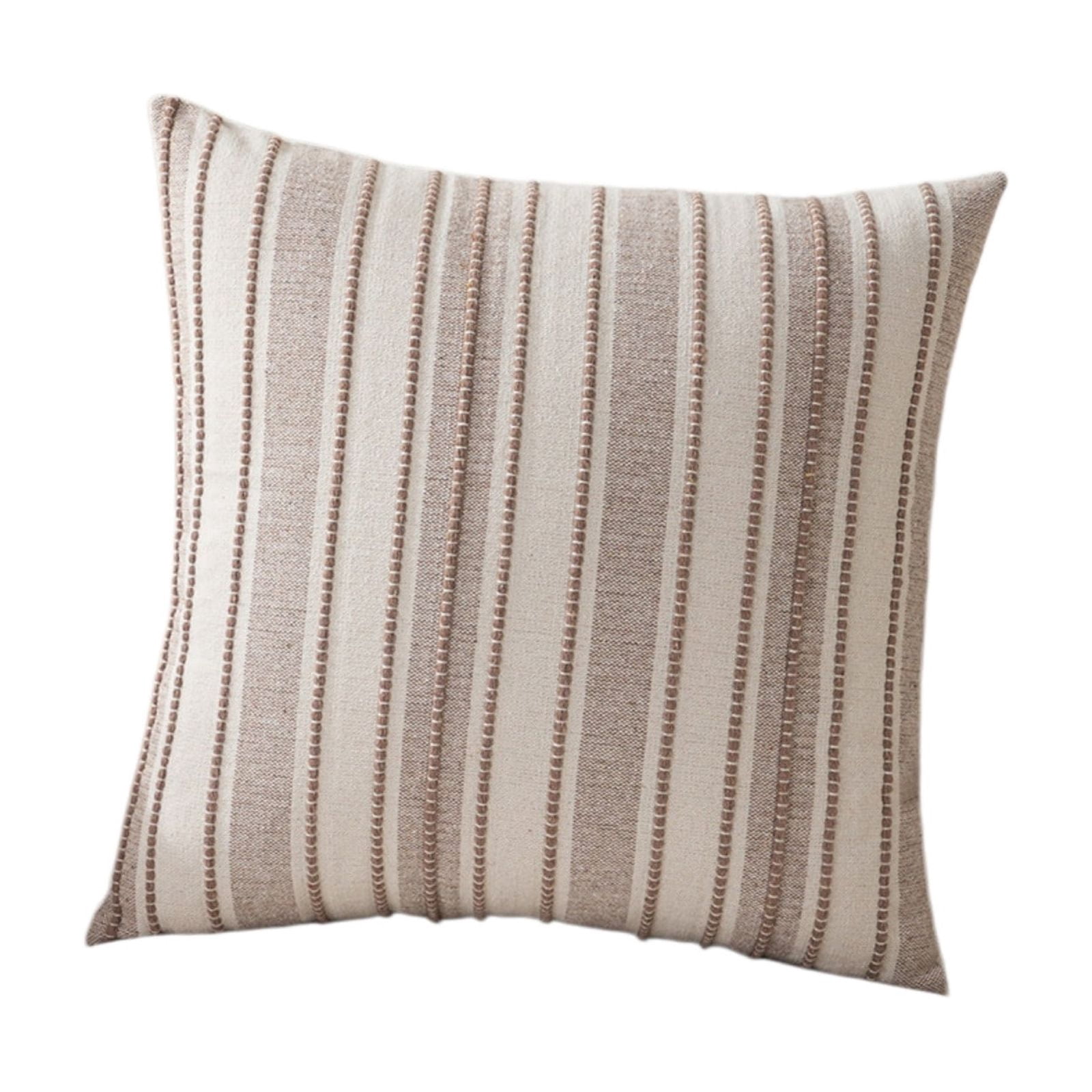 18x18 Inch Striped Throw Pillow Modern Bohemian Pillow for Sofa Bedroom ...