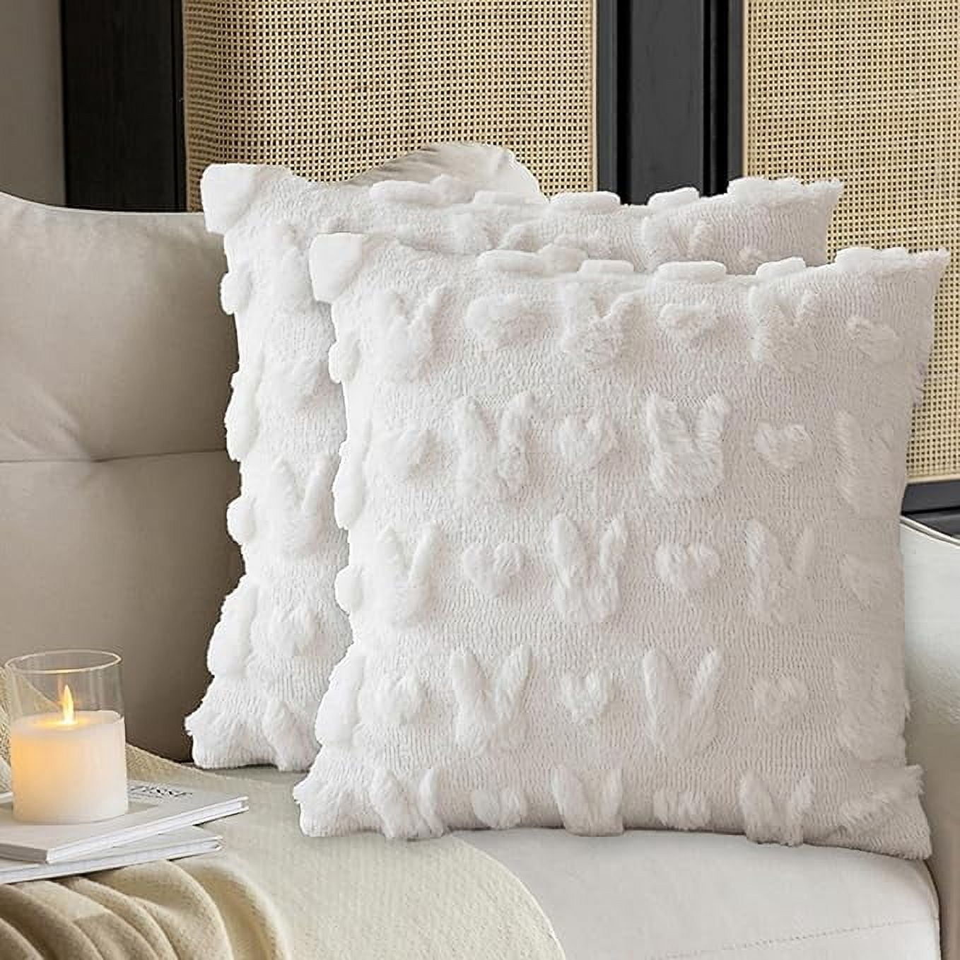 18x18 Inch Synthetic Down Alternative Square Pillow Insert Form Stuffer ...